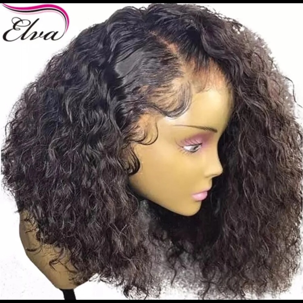 16 Inch 360 Lace Frontal Brazilian Curly Wig - Gem